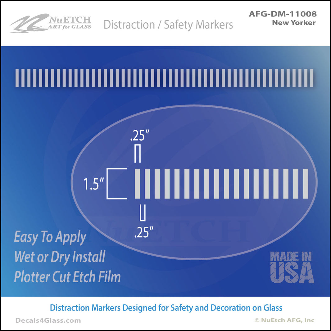 Rectangle Markers for Glass - Squares and Dashes – Decals for Glass by ...